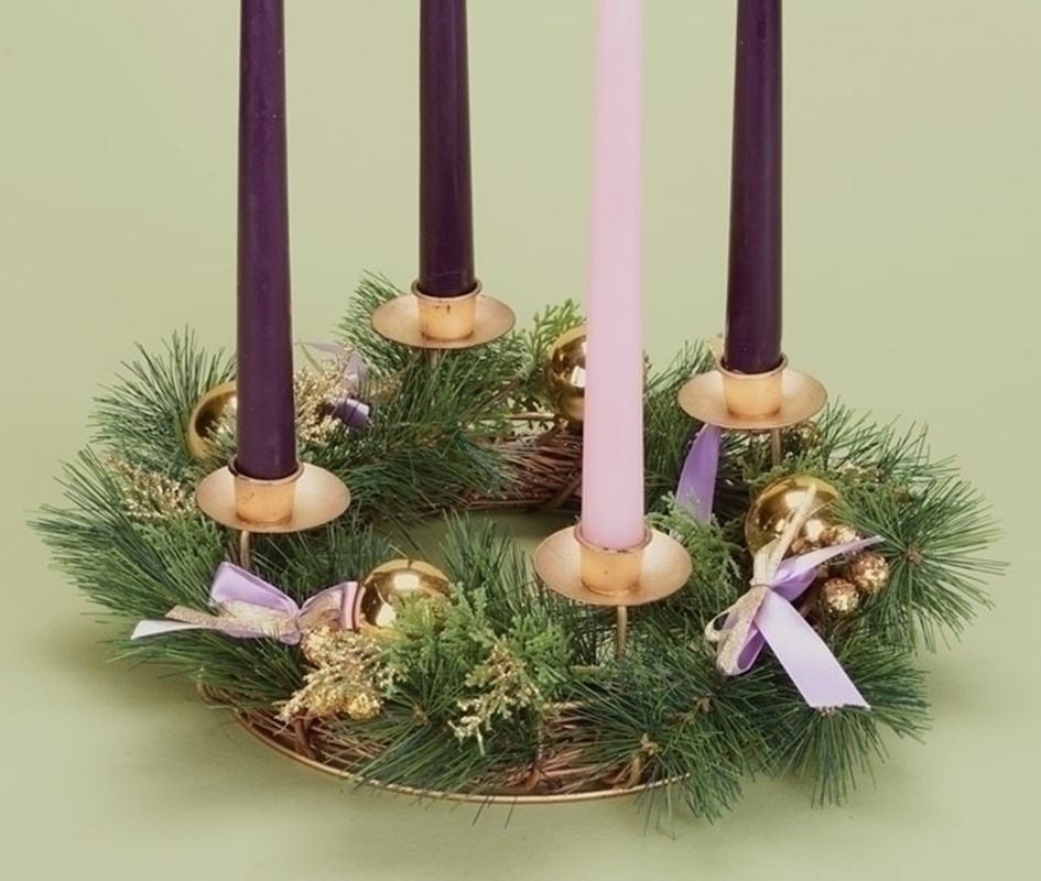 11" Advent Wreath, Product Number 21075 | T. H. Stemper Co.