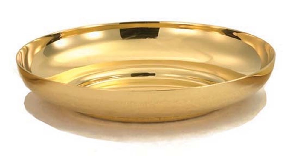 Textured Bowl Paten, Product #390G | Gold Plated Chalice Paten | Buy ...