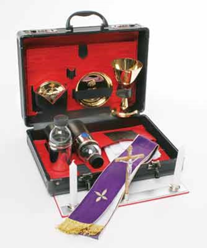 Hard Case Catholic Mass Kit: Portable Priest Travel Set | T. H. Stemper Co.