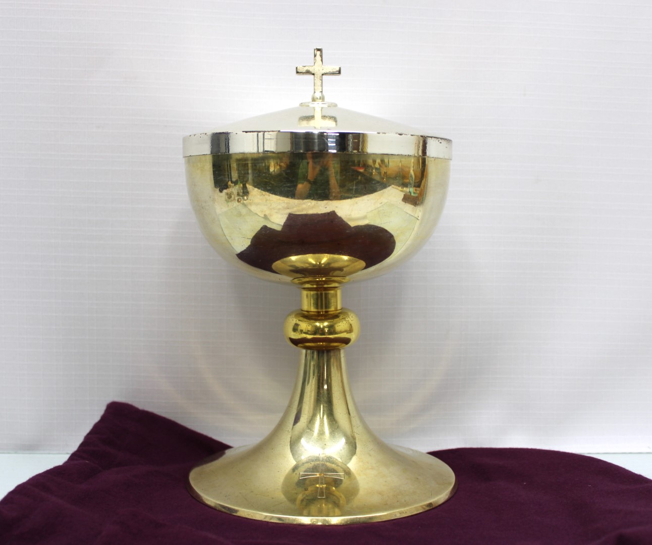 10 1/2" Large Sterling Cup Ciborium | T. H. Stemper Co.