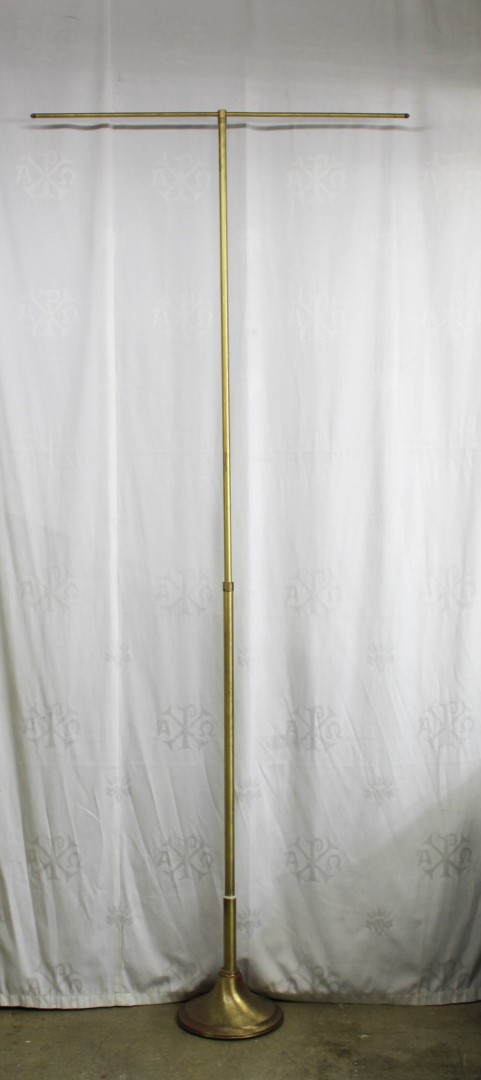 Adjustable Processional Brass Banner Stand | T. H. Stemper Co.