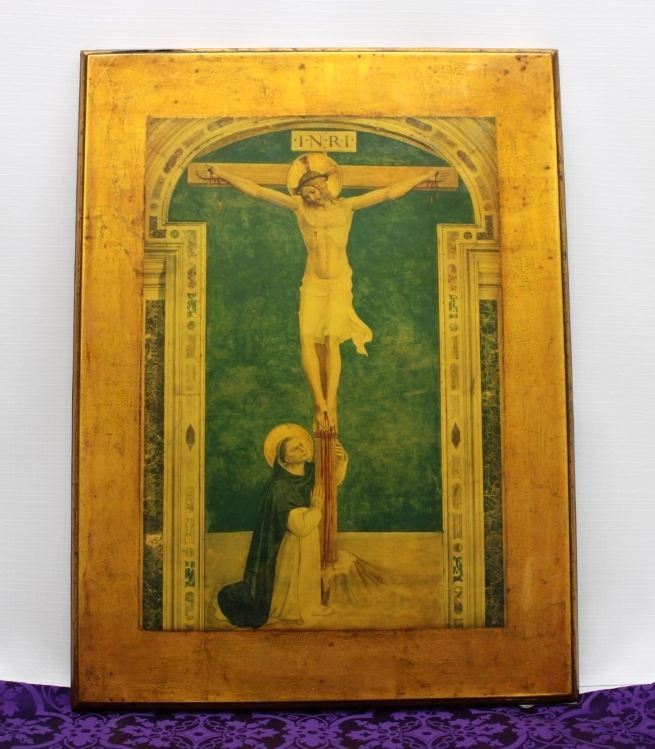 St. Dominic and the Crucifix Icon | T. H. Stemper Co.