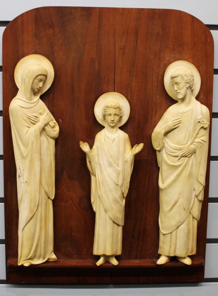 Holy Family Plaster Relief | T. H. Stemper Co.