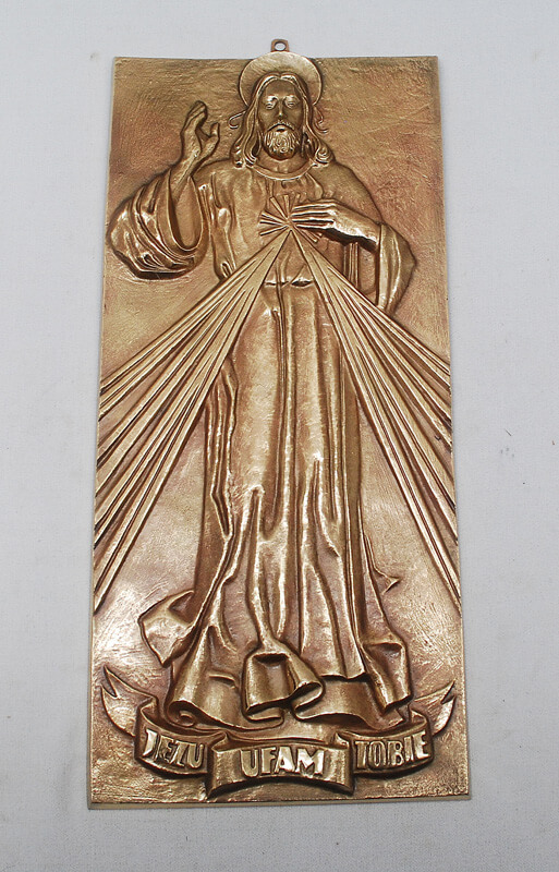 Divine Mercy Bronze Relief | T. H. Stemper Co.