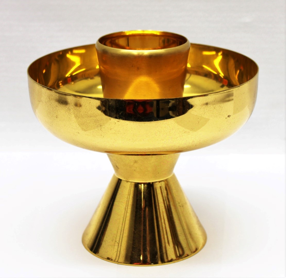 Brass Intinction Set With 6" Diameter Plate | T. H. Stemper Co.