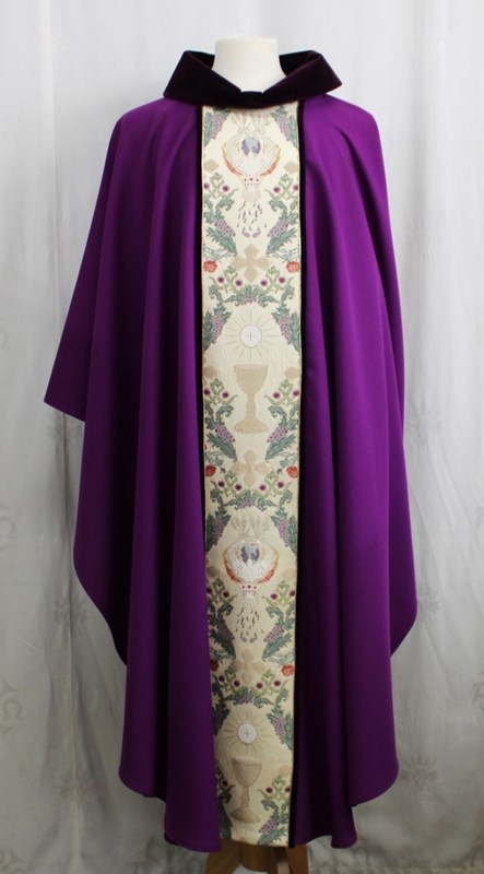 Purple Chasuble w/ Banding | T. H. Stemper Co.