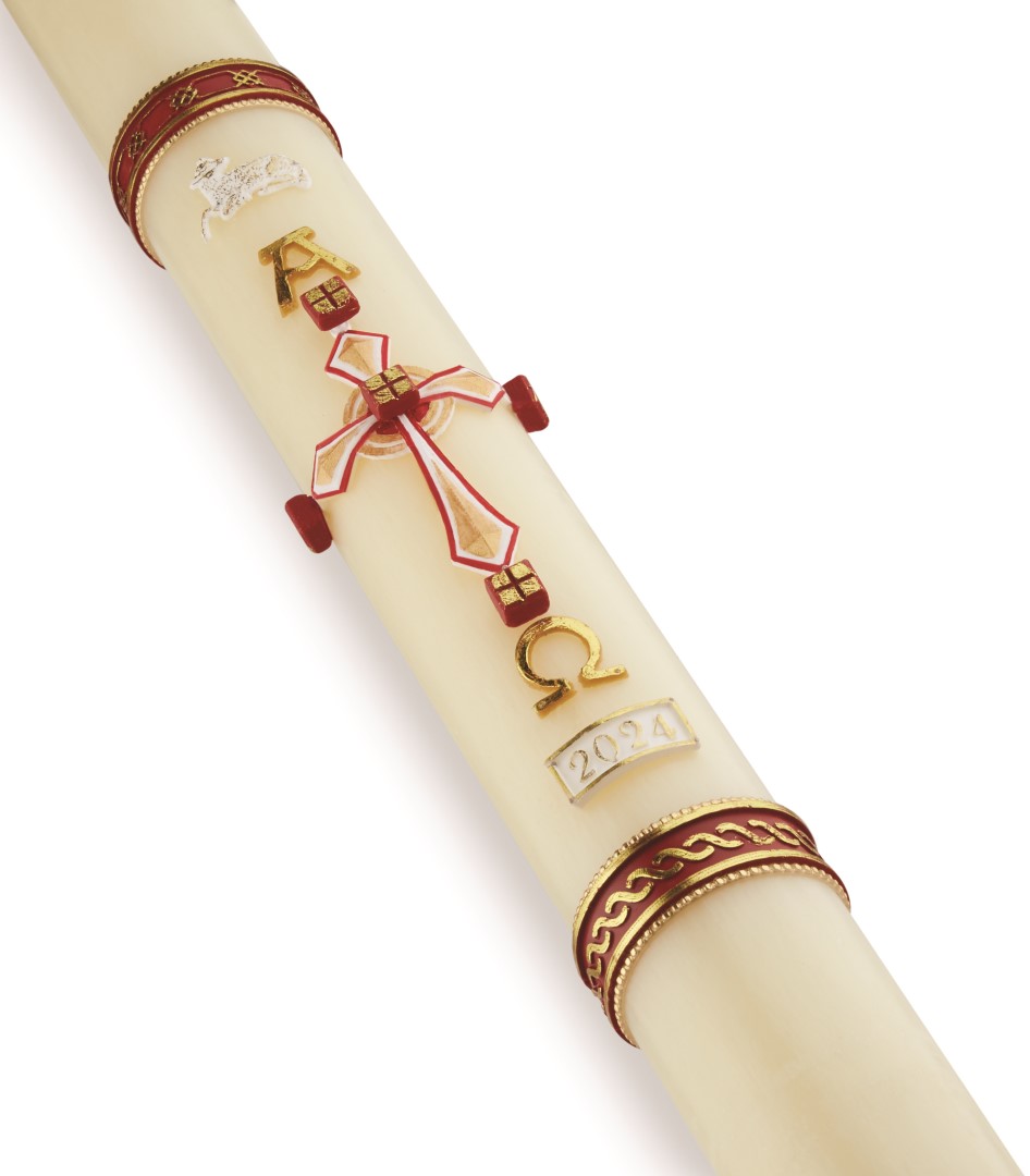 Agnus Dei Paschal Candle | T. H. Stemper Co.