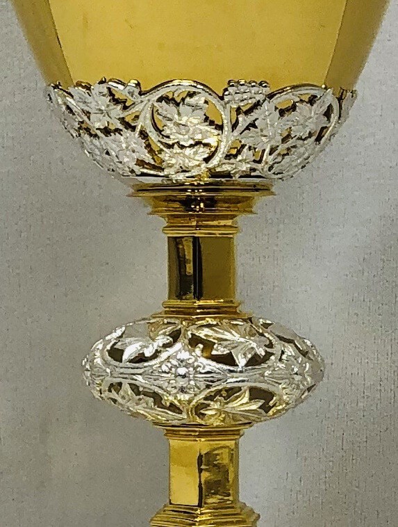 **SOLD** 8 5/8" Restored Neo Gothic Chalice - 800/1000 Silver ***SOLD ...