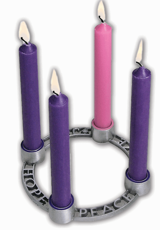 Mini Personal Advent Wreath of Hope, Peace, Love and Joy | T. H ...
