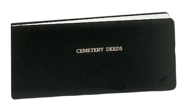 Cemetery Deed Book | T. H. Stemper Co.