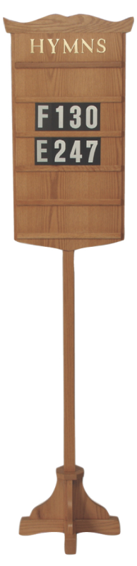 Standing Hymn Board | T. H. Stemper Co.