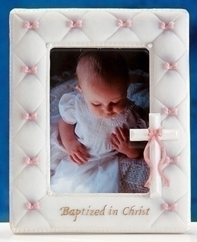 Baptism Frame - Girl | T. H. Stemper Co.