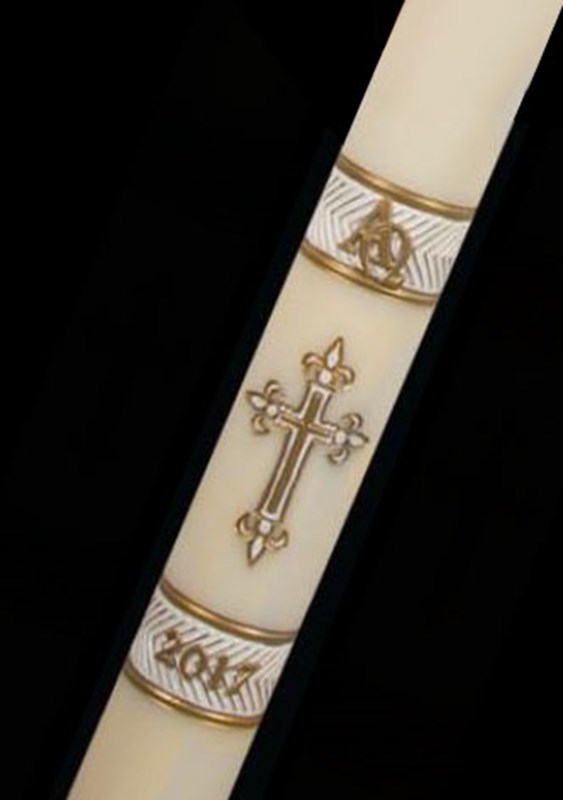 Fleur De Lis Paschal - White | T. H. Stemper Co.