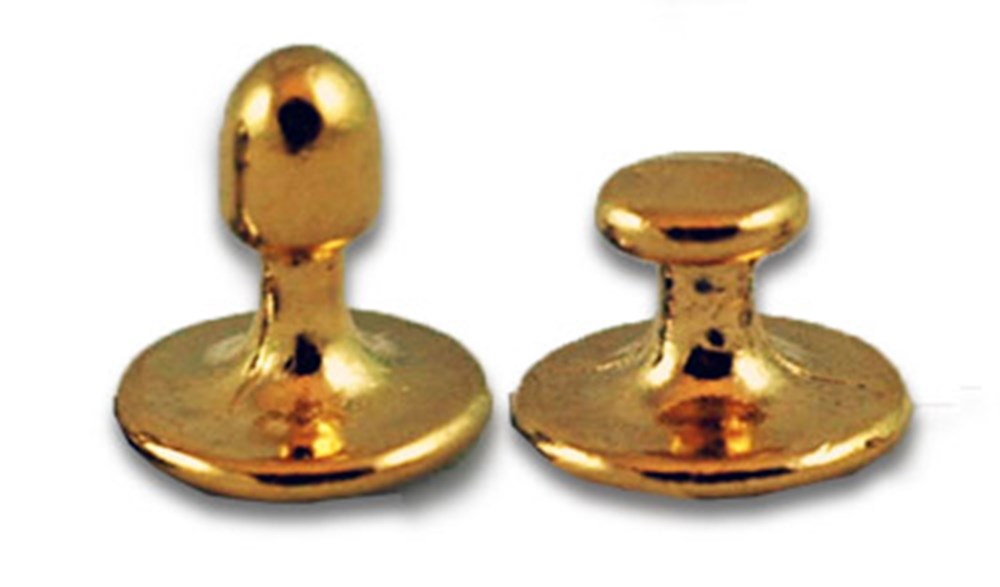 Gold Collar Buttons Pack of 6 | T. H. Stemper Co.