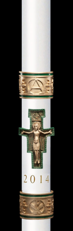 Cross of St Francis Paschal Candles | T. H. Stemper Co.